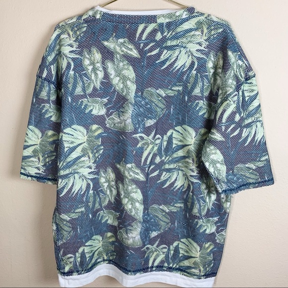 Zara | Shirts | Zara Man Floral Net Layer Shirt | Poshmark